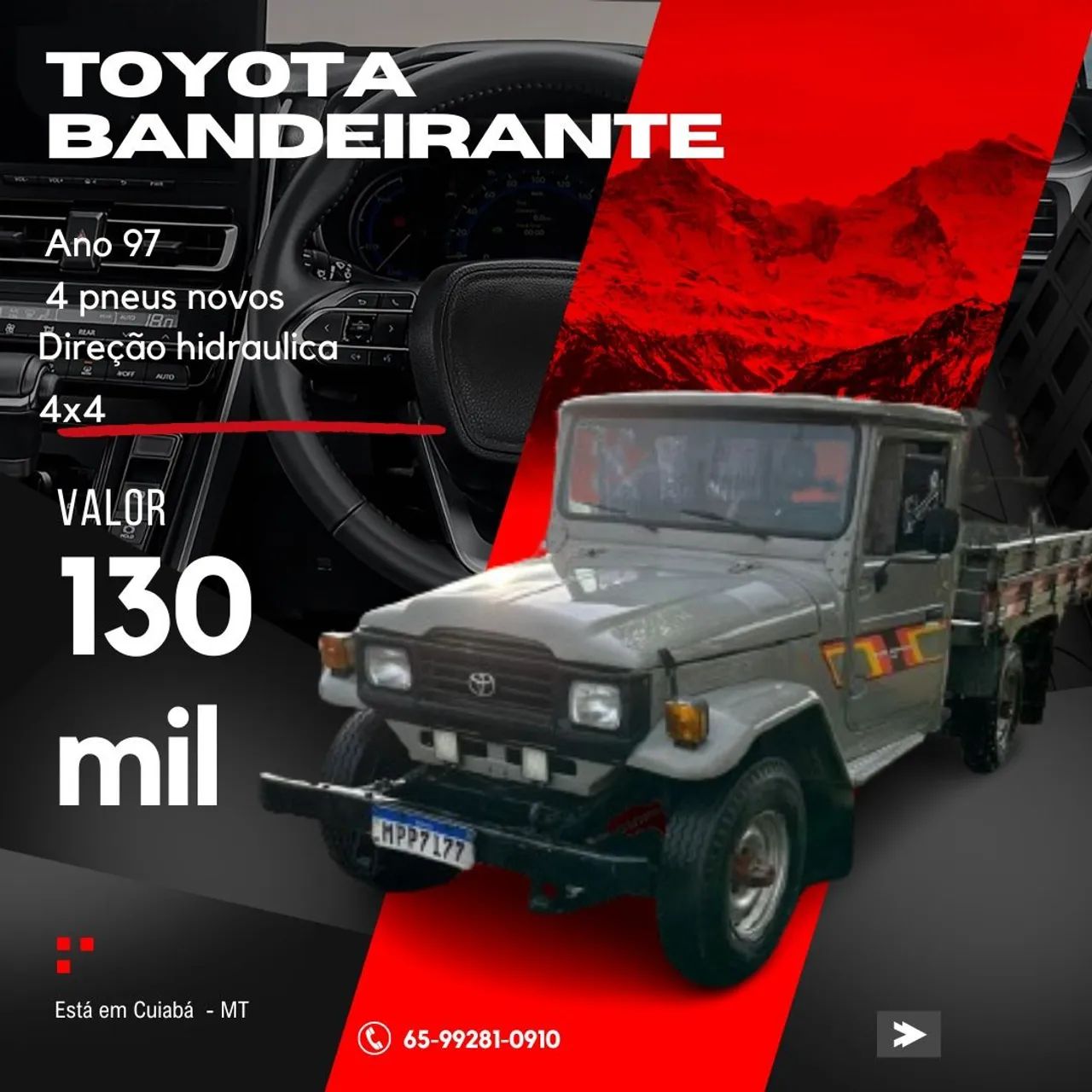 "carro bandeirante" no Brasil