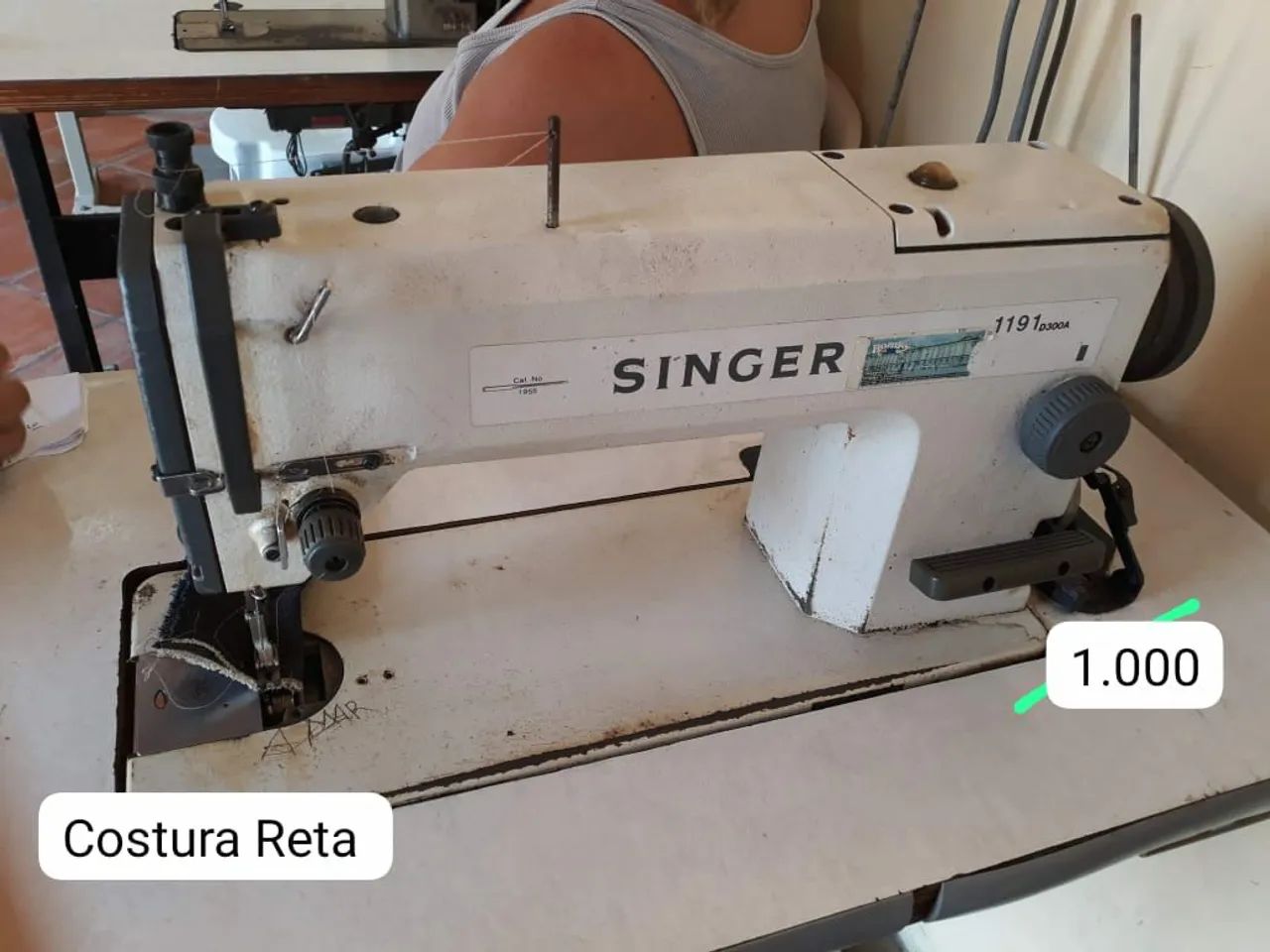 Máquina de Costura Singer 1191 - Perfeita para Costura Reta - Máquinas ...
