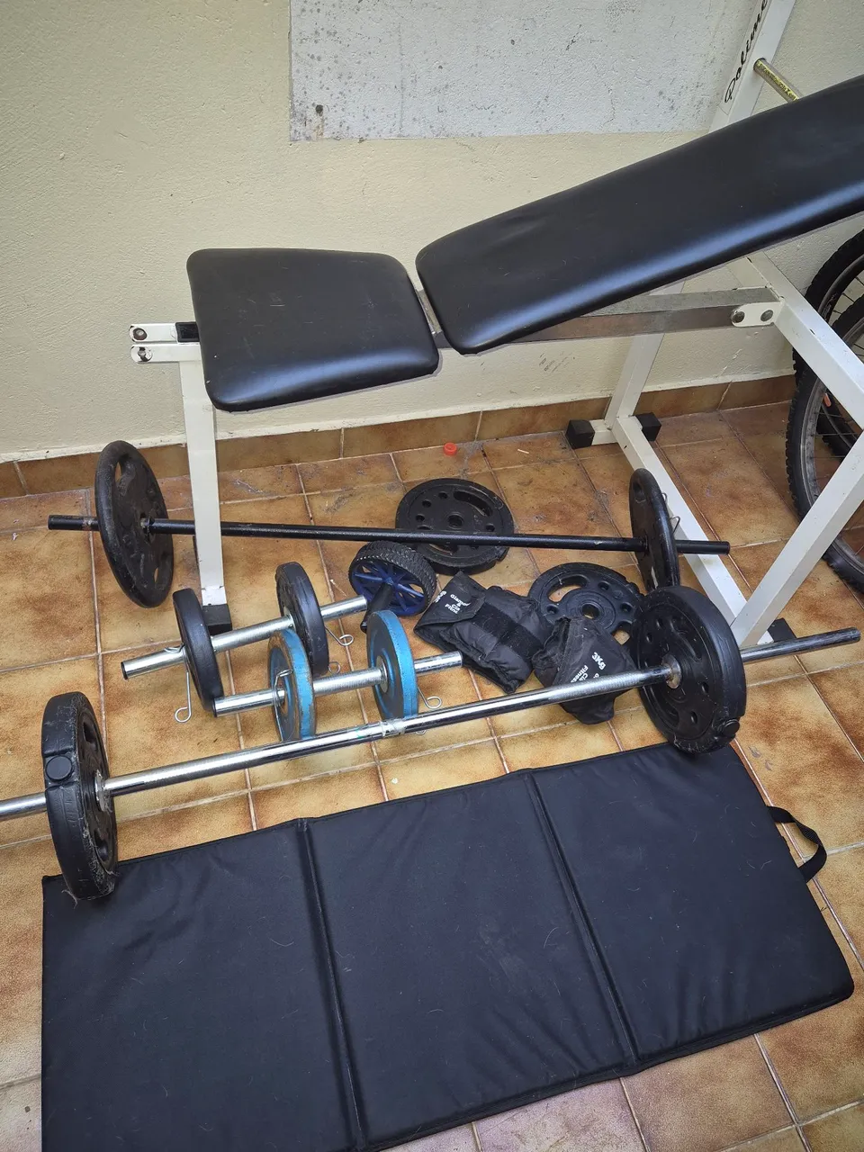 "kit de pesos de academia" - Academia e Exercícios no Brasil