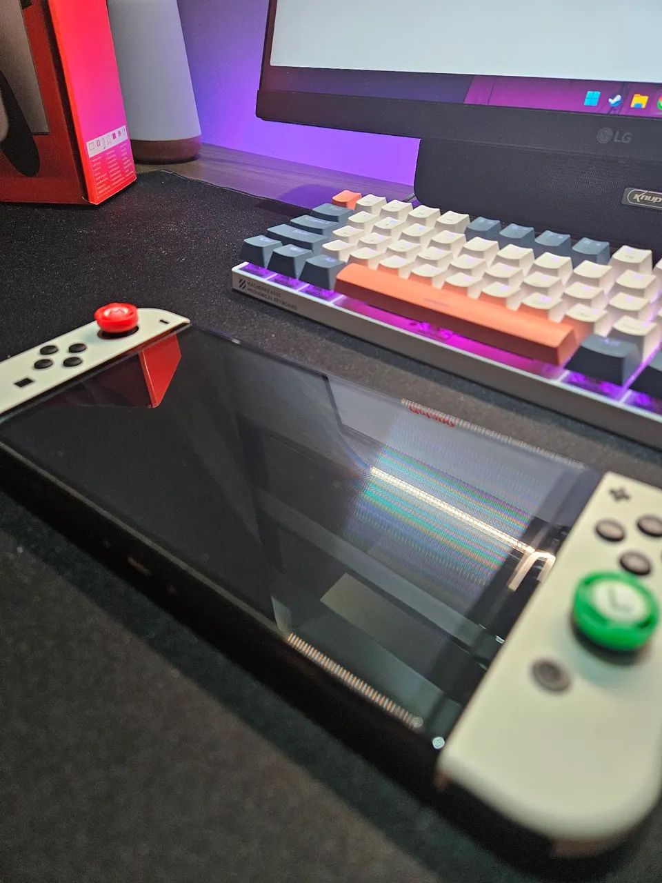 Nintendo Switch oled com 256gb sd e contas compartilhadas - Consoles de ...