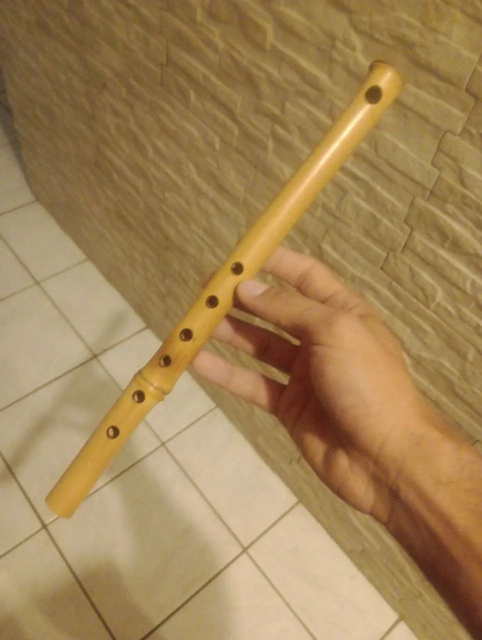 Flauta Pífano Artesanal de Bambu - Instrumentos musicais - Ponta do ...