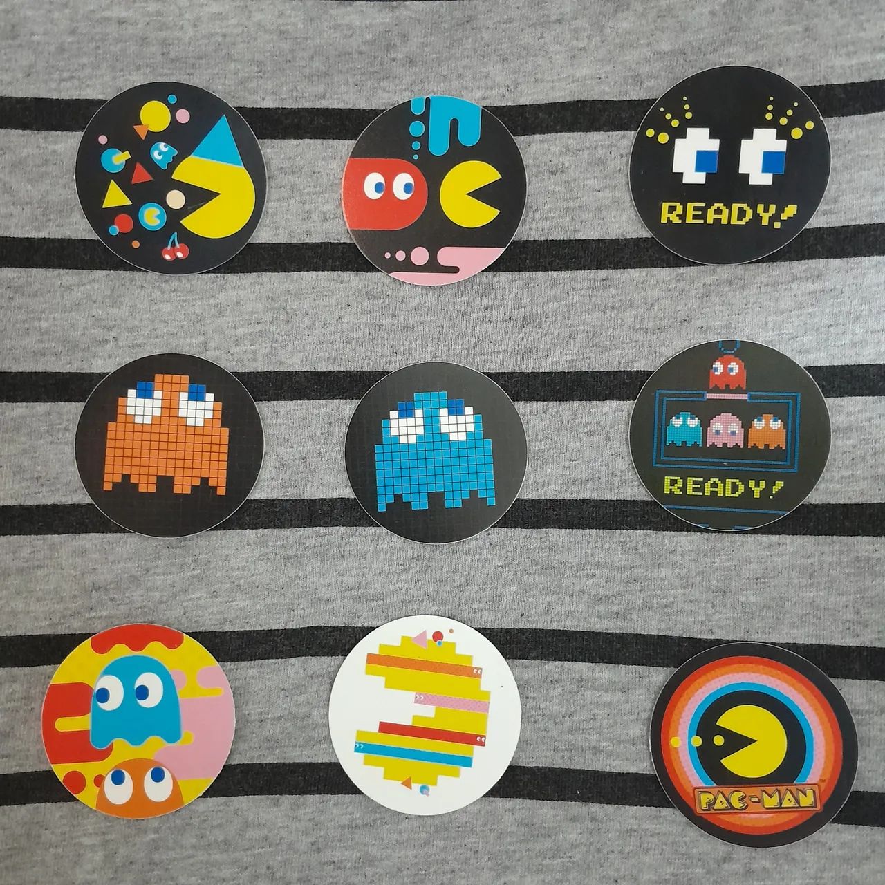 Tazos Pac-man Coleção Elma Chips - 9 Tazos - Hobbies e coleções ...