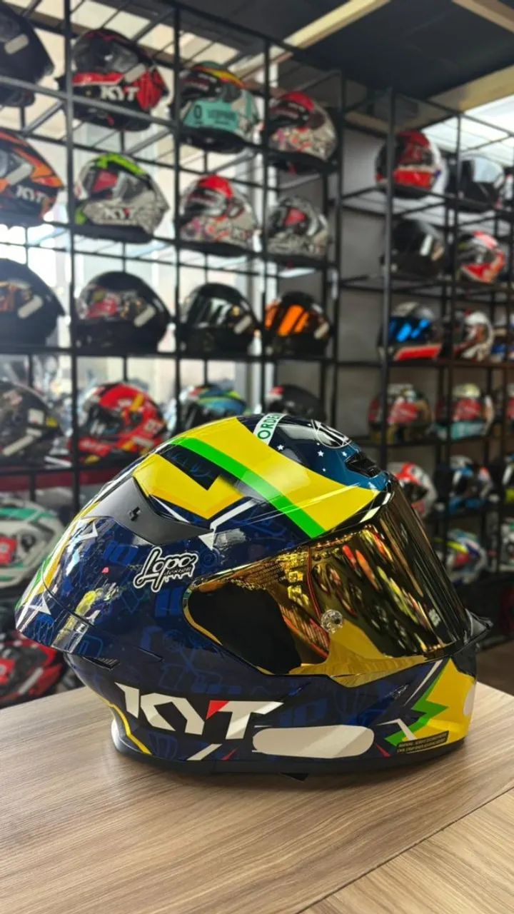 Capacete KYT TT-REVO DIOGO MOREIRA - NOVO - Peças para motos - Zona ...