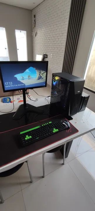 Computador Gamer Completo com Monitor, teclado, mouse e Nobreak - Computadores e Desktops ...