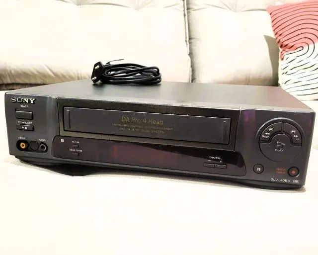 Vídeo Cassete Vhs Sony Slv-40br Revisado Funcionando 100% - DVD, Blu ...