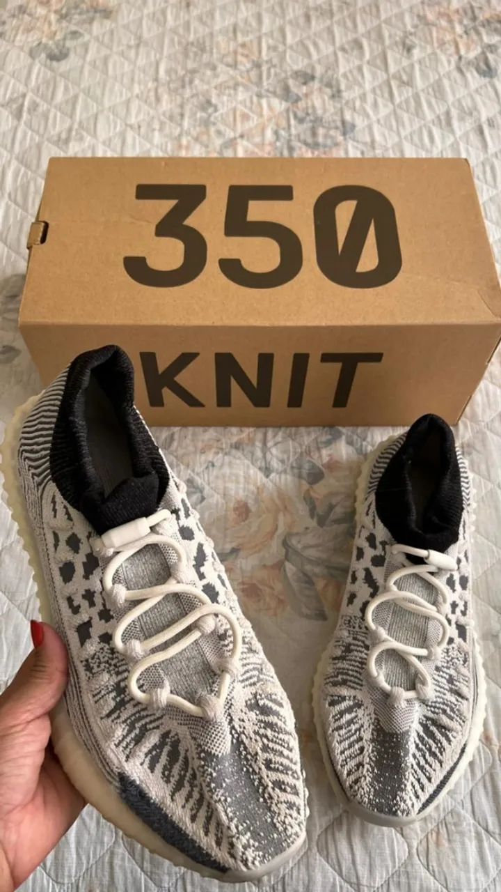 Tênis Adidas Yeezy 350 V2 CMPCT Slate White - Calçados - Taguatinga Sul ...