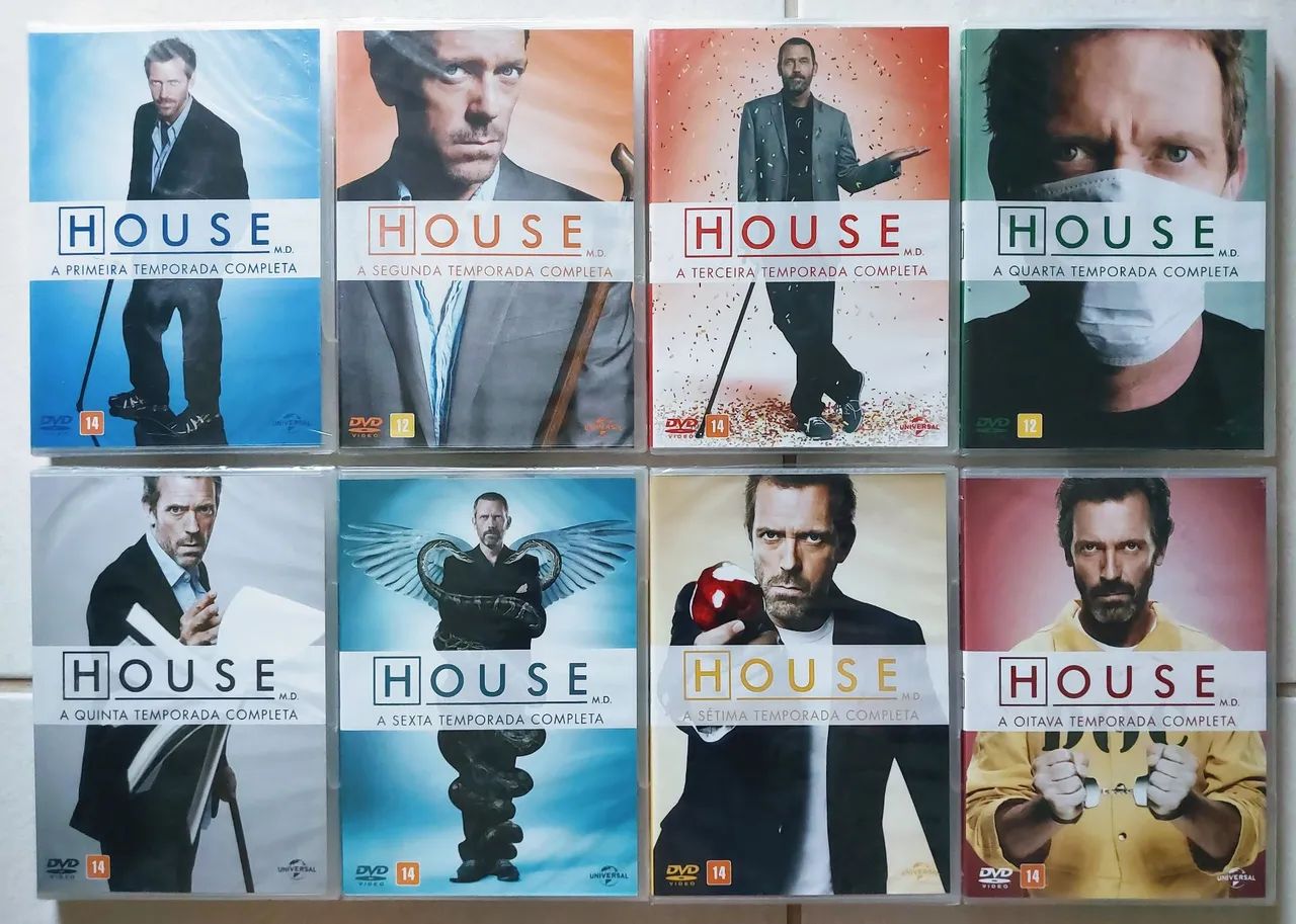 Dvd House M.D. - Coleção Completa (Lacrado e Original) 8 Temporadas ...