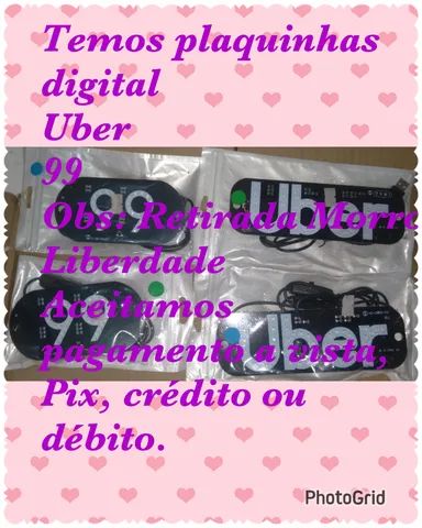 "plaquinha uber" no Brasil