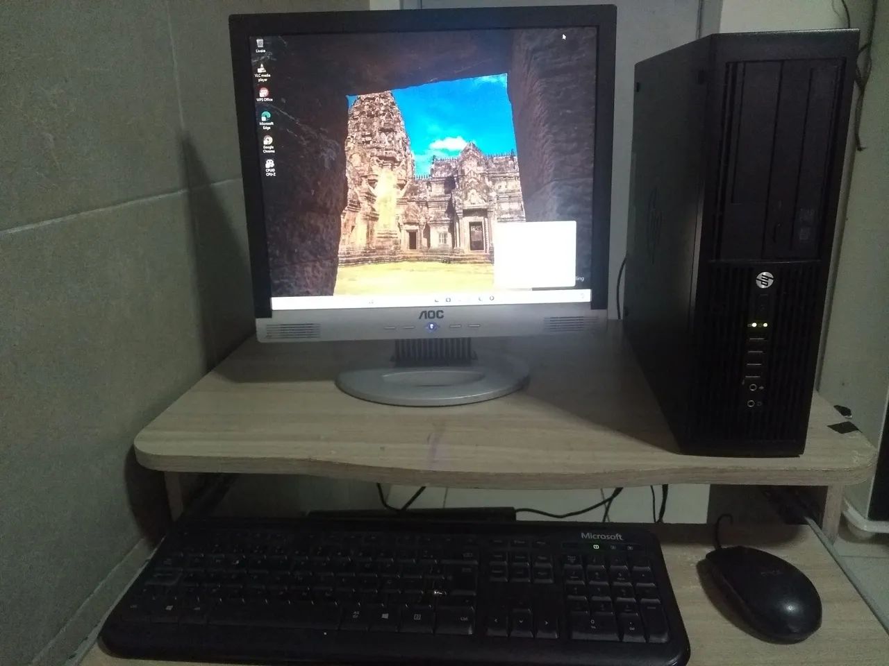 Pc com Monitor 14 pol. HP pro 4300, original, processador Core Intel i3 ...