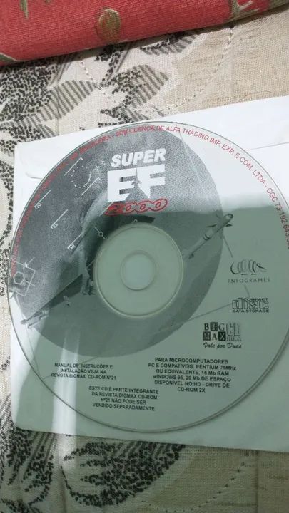 Super EF 2000 - jogo antigo PC CD-ROM - CDs, DVDs etc - Nova Suíssa, Belo Horizonte 1384716635 | OLX