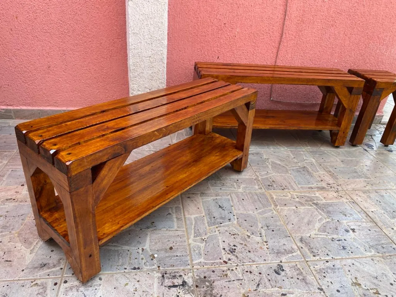 "bancos rusticos de madeira" no Brasil