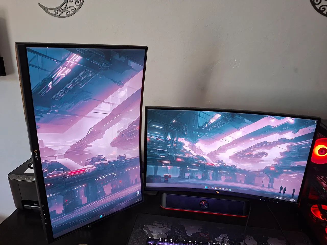 Monitor Gamer Curvo 27 polegadas - Monitores - Realengo, Rio de Janeiro ...