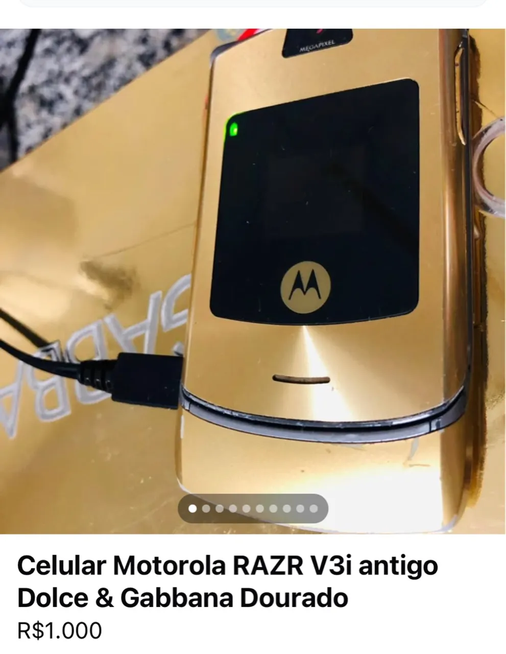 "motorola v3" no Brasil