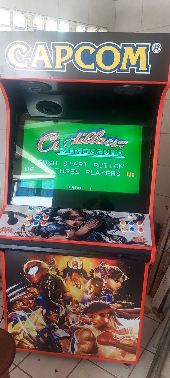 Arcade Capcom personalizado - Cadillac and Dinosaurs - Consoles de ...