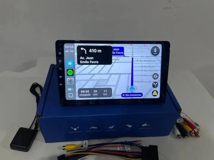 Multimídia 9P 4ram 64g android carplay YouTube wifi Waze Netflix ...