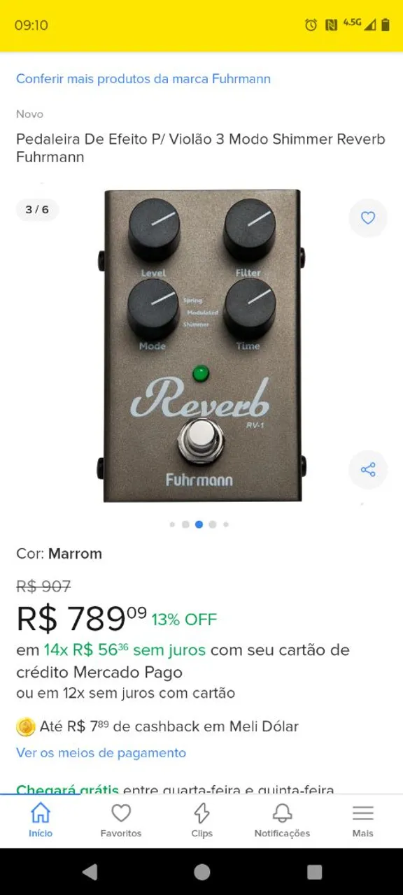 "pedaleira" - Instrumentos musicais no Brasil