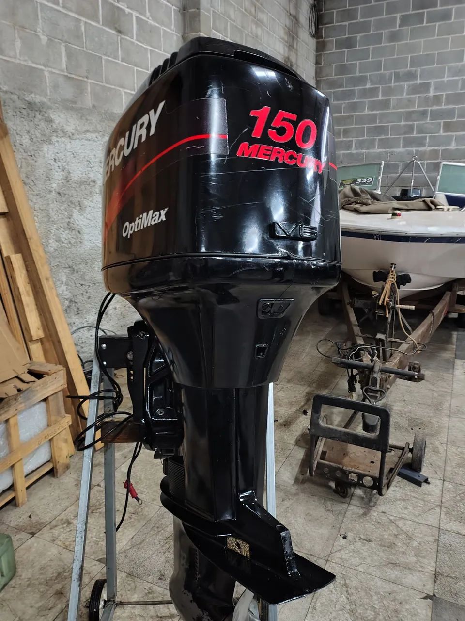 Motor optimax 150 2001 revisado e funcionando - Barcos e aeronaves ...