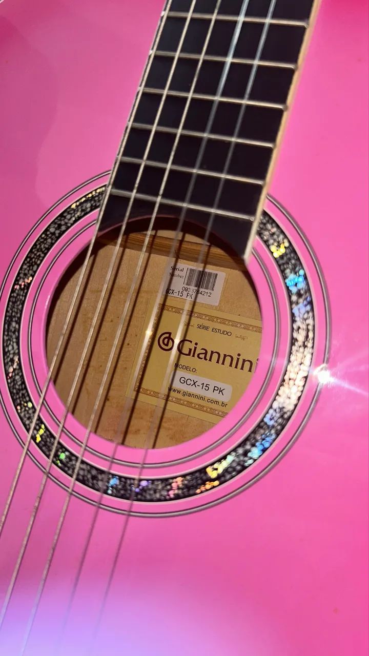 Violão Rosa GCX15 PK - Instrumentos musicais - Rio Comprido, Rio de ...