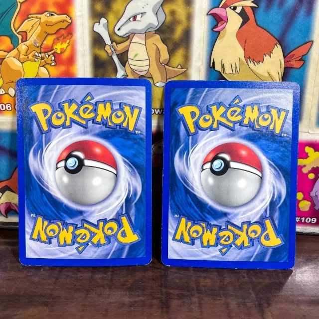 Dugtrio e Larvitar - Cartas Pokémon Reverse da coleção Expedition (2002 ...