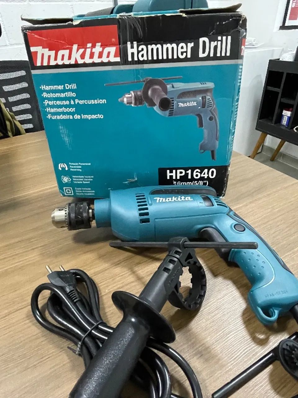 FURADEIRA MAKITA - HP 1640 - 760W - 220V - Ferramentas de Construção ...