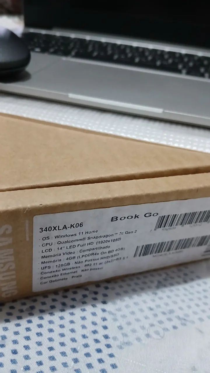 Galaxy Book go | 4gb | 128gb | Windows 11 25h2 - Notebooks - Cidade ...