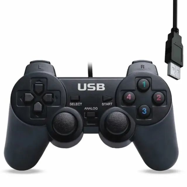 "controle video game usb" no Brasil