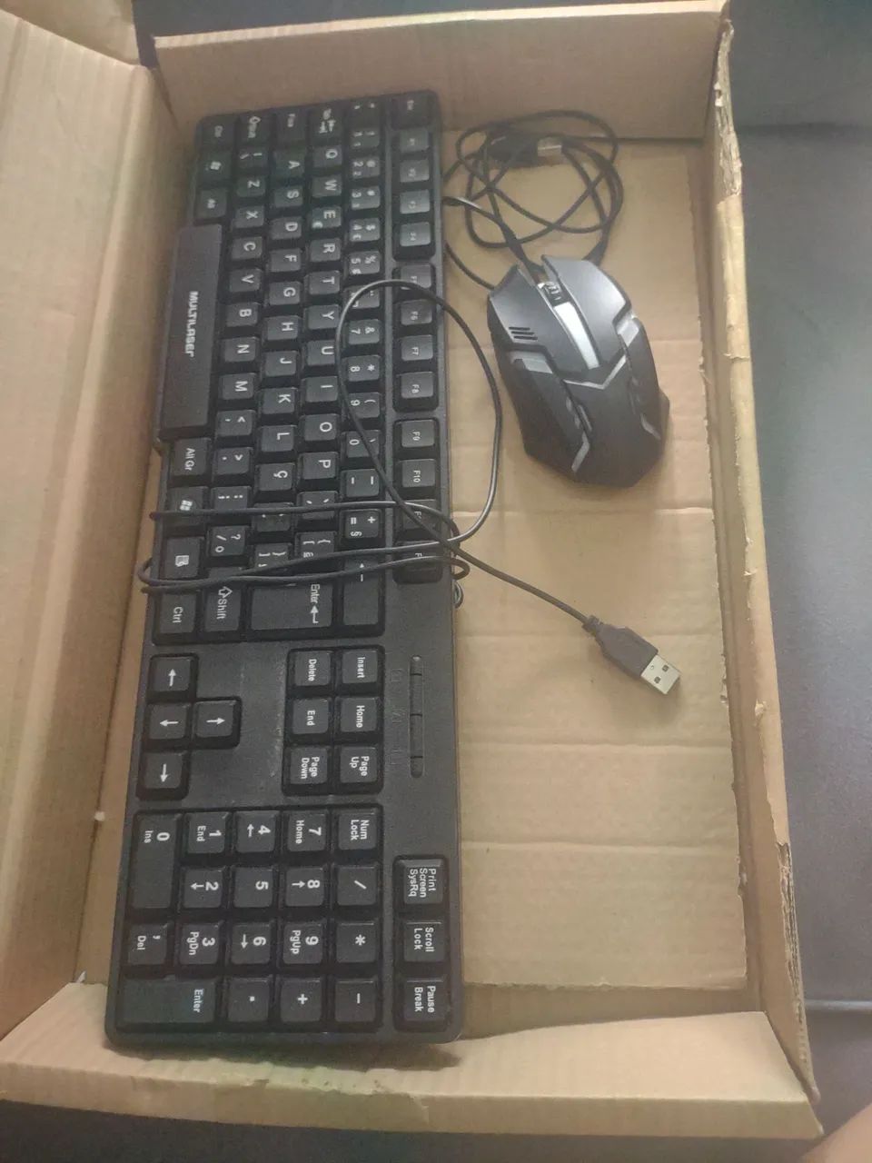 Kit Teclado e Mouse Gamer Multilaser - Periféricos e Acessórios de ...
