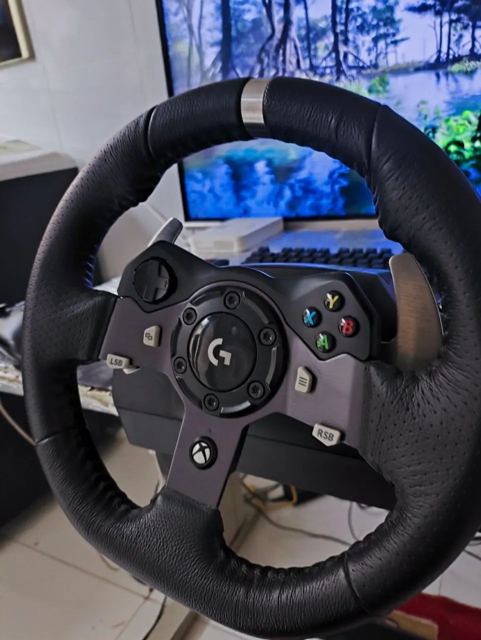 Volante Logitech G920 - Peças e Acessórios de Vídeo Game - Maria ...