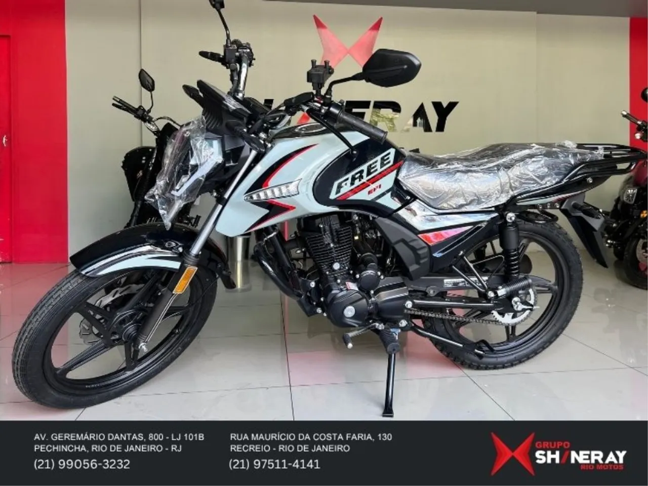 Motos SHINERAY FREE 150 no Brasil
