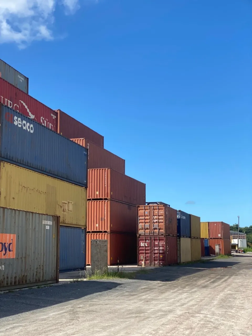 "container 20 pes" no Brasil