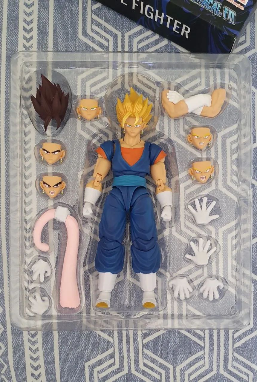 Vegetto Vegito S.h Figuarts Df Demoniacal Fit + Kit Ssj Blue e Espada ...