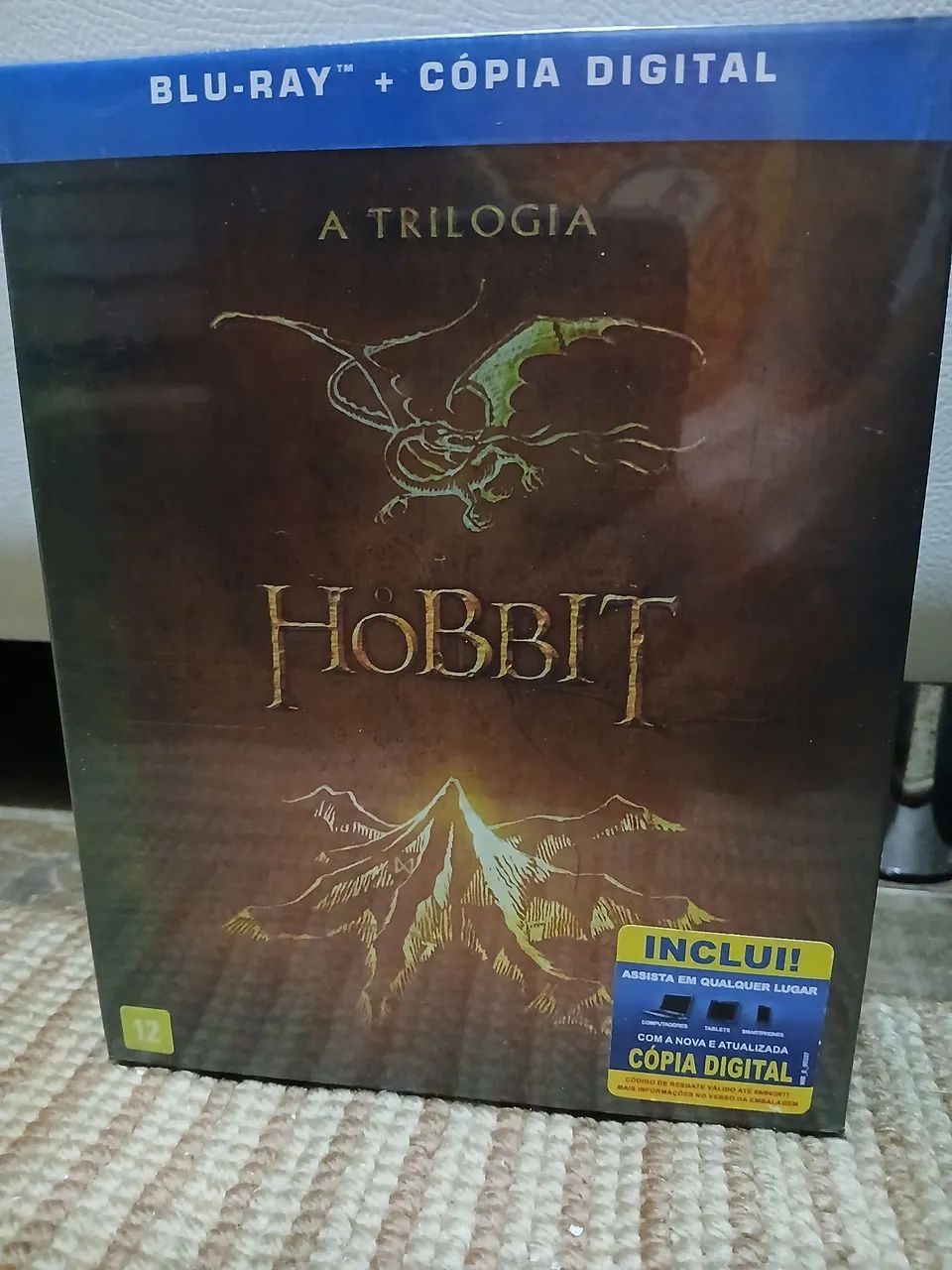 Box Hobbit: A Trilogia (Blu-Ray + Cópia Digital).Original - DVD, Blu-Ray e Vídeo Cassete ...