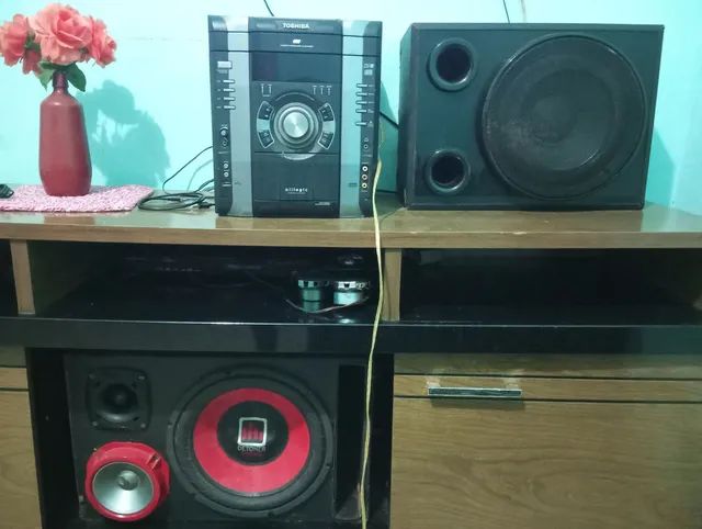 "mini system toshiba" no Brasil