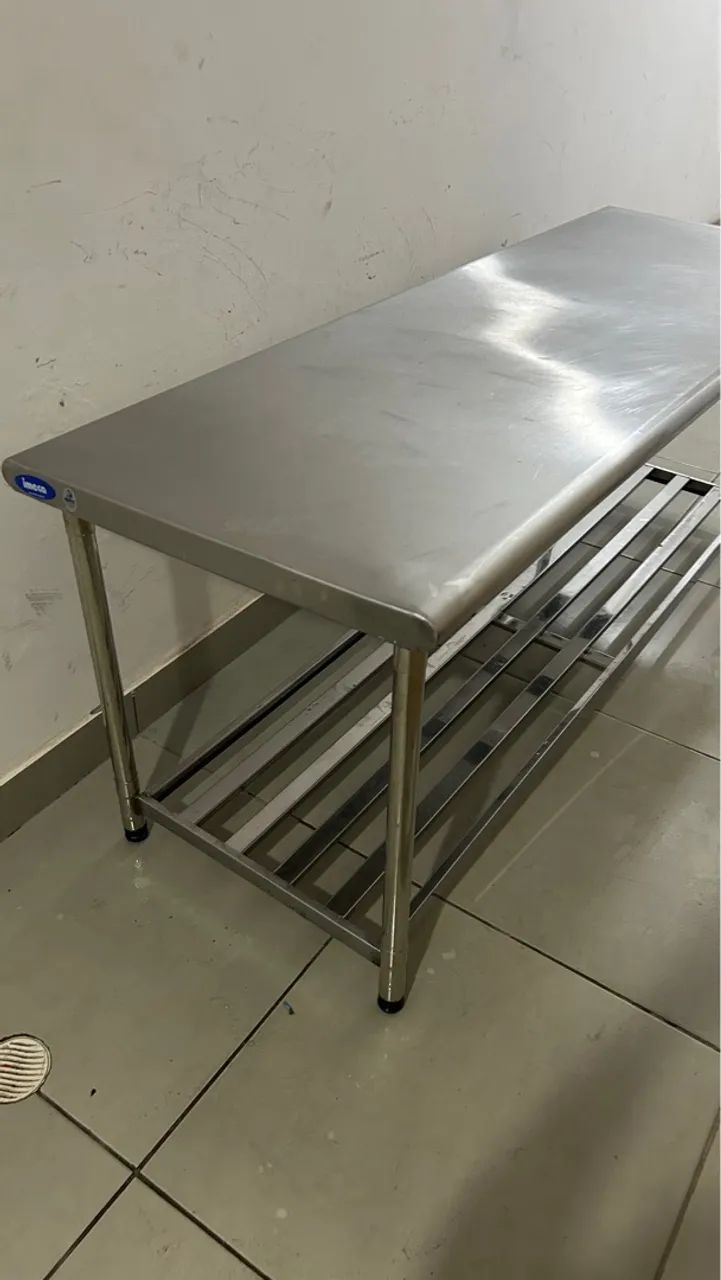 Mesa de Inox Profissional - Norte Refrigeração - Mesas - Batista Campos ...