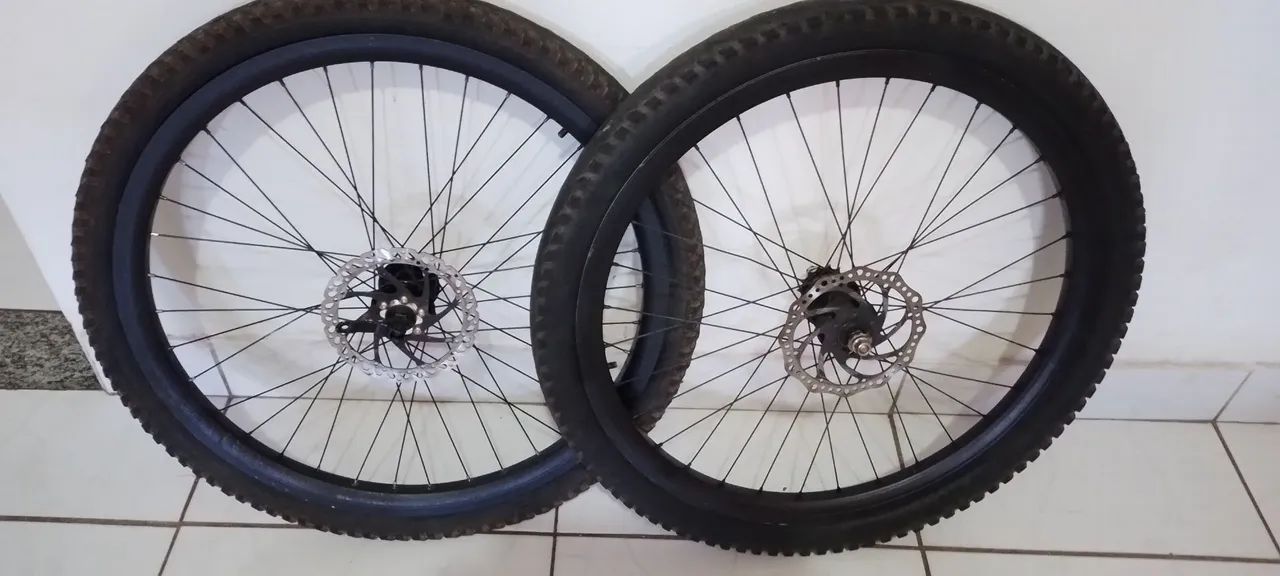 Rodas vmax aro 26 completa com kit single disco de freio e ajustador de ...