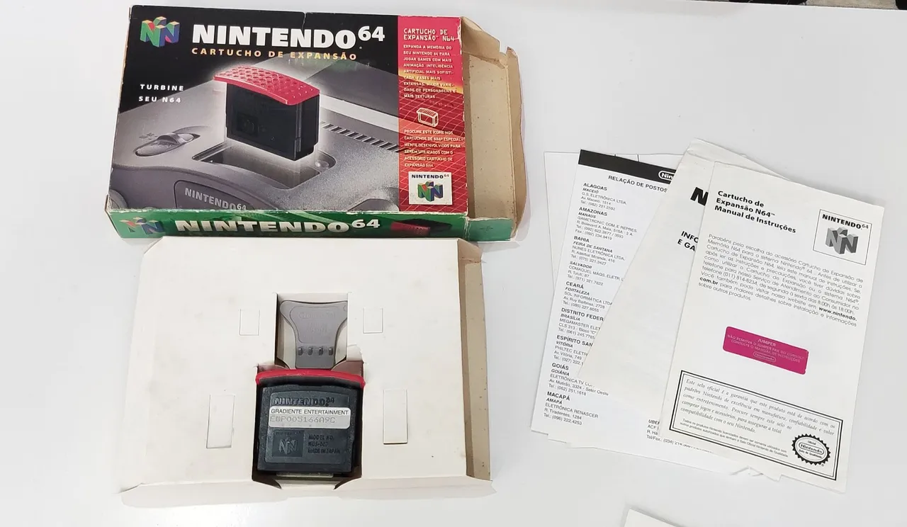 "nintendo 64 expansion" no Brasil