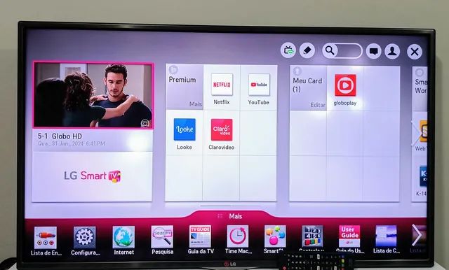 "lg time machine 42" no Brasil