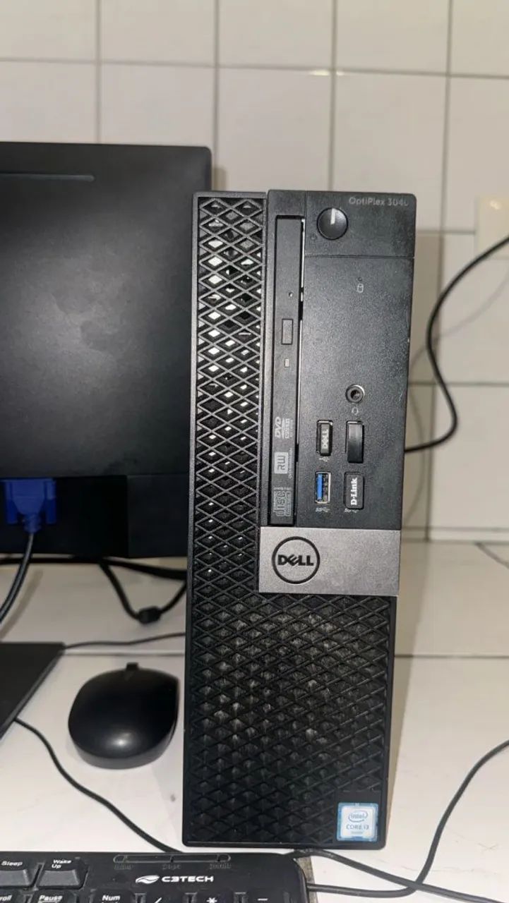 Computador Completo Dell OptiPlex 3040 + SSD 360GB + Dell 19 polegadas ...