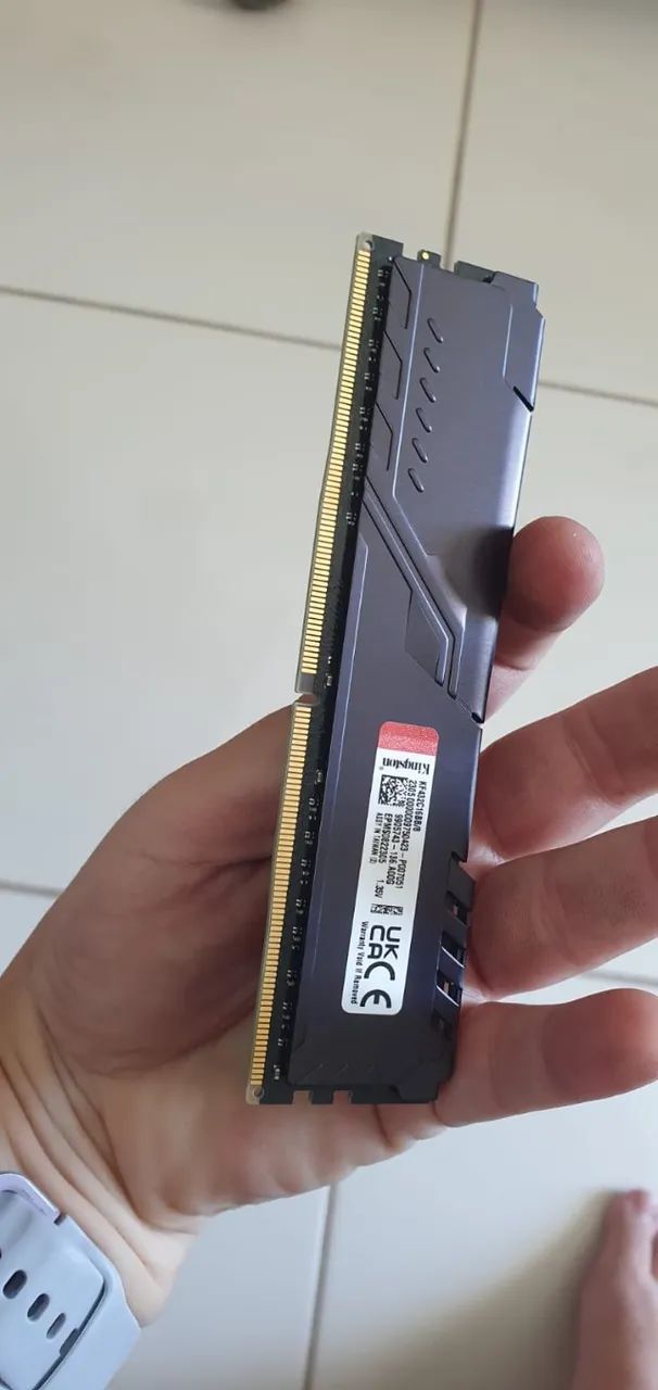 Memória RAM Kingston Fury Beast 16GB (2×8GB) DDR4 3200MHz CL16 ...