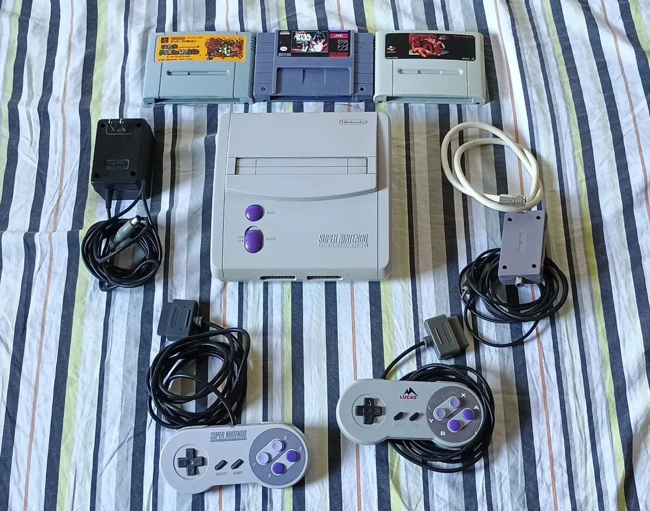 Super Nintendo Baby RF Original Completo - Consoles de Vídeo Game ...