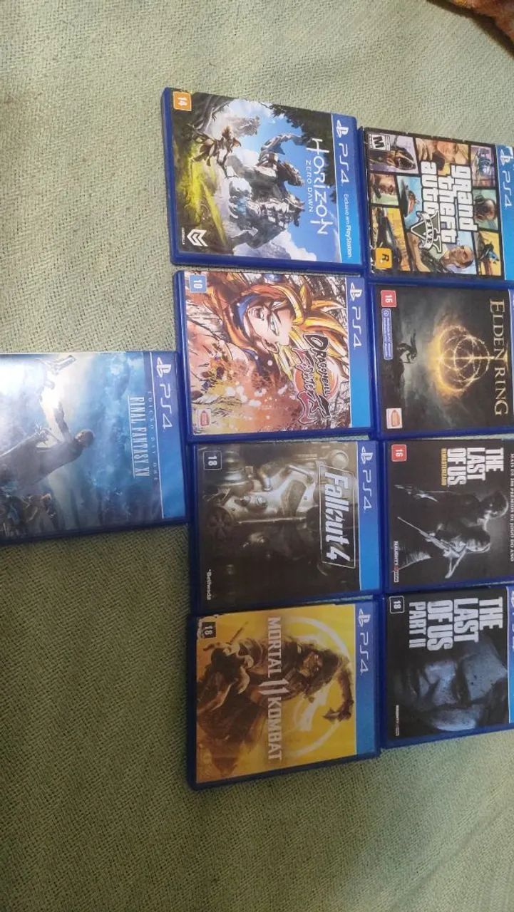 Procuro ps5 pra compra, dou ps4 1TB com 12 jogos, 2 controles e 5 meses de uso como descon ...