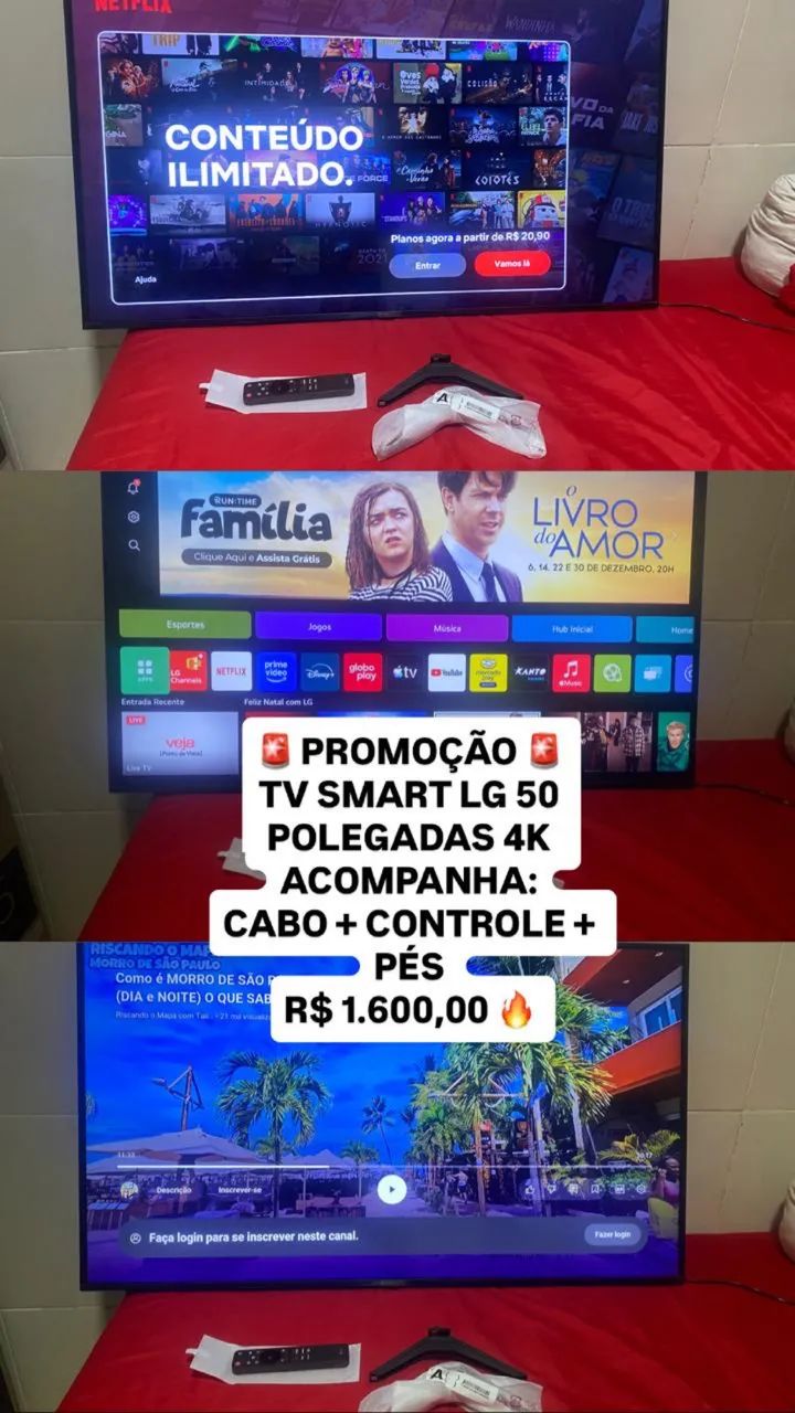 TV SMART LG 50 4K NANOCELL 2025 - TVs - Saramandaia, Salvador ...