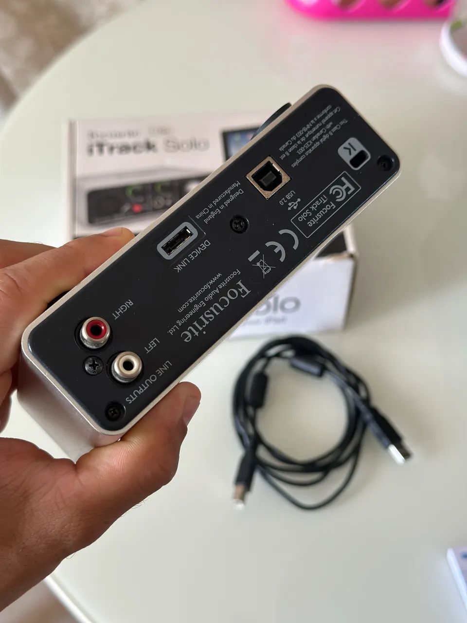 Interface de áudio focusrite itrack solo - Instrumentos musicais - Recreio Ipitanga, Lauro de ...