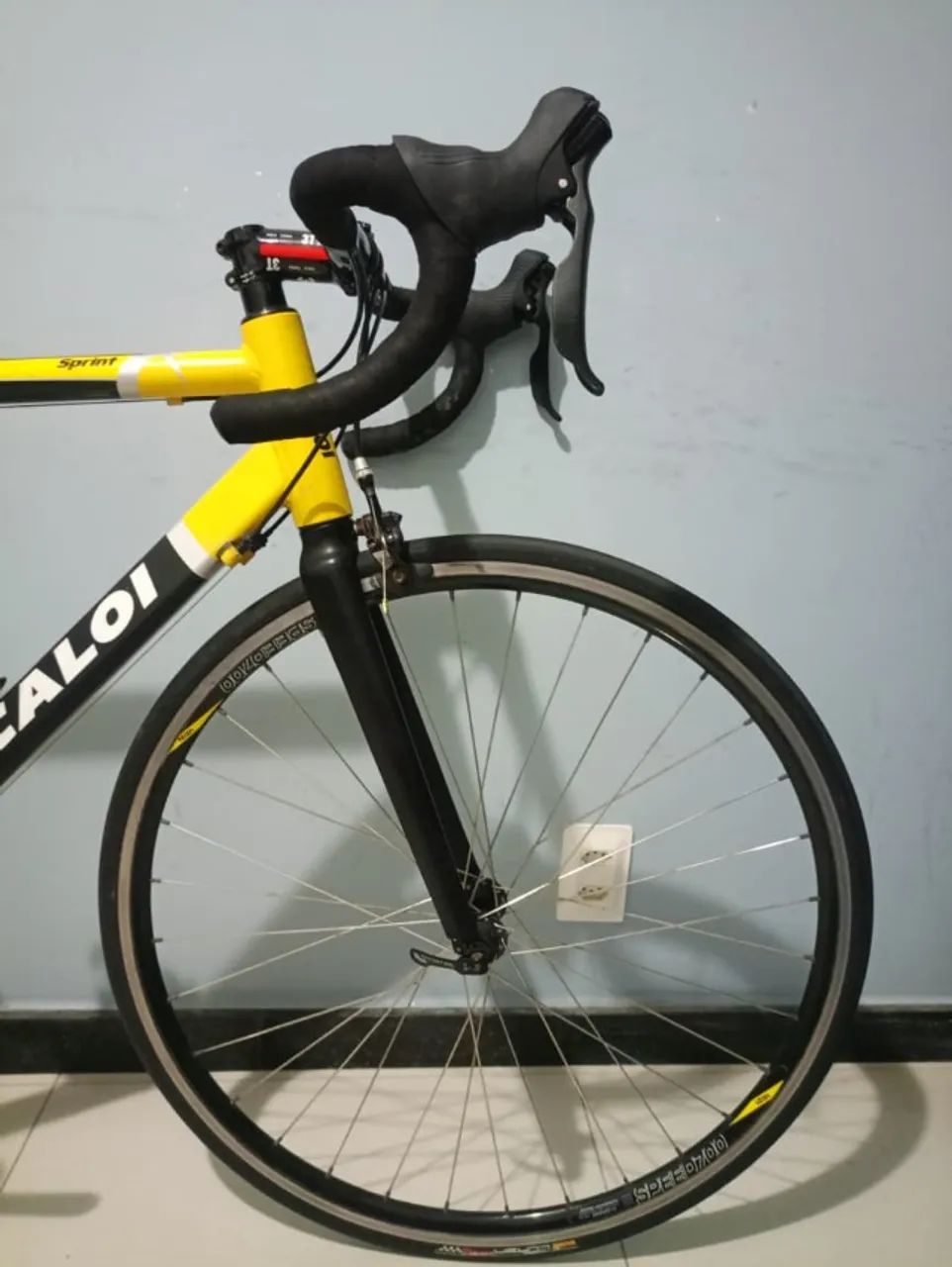 Bicicleta Speed Road Caloi Sprint X - Tamanho G - 9,7 kg - Com Upgrades ...