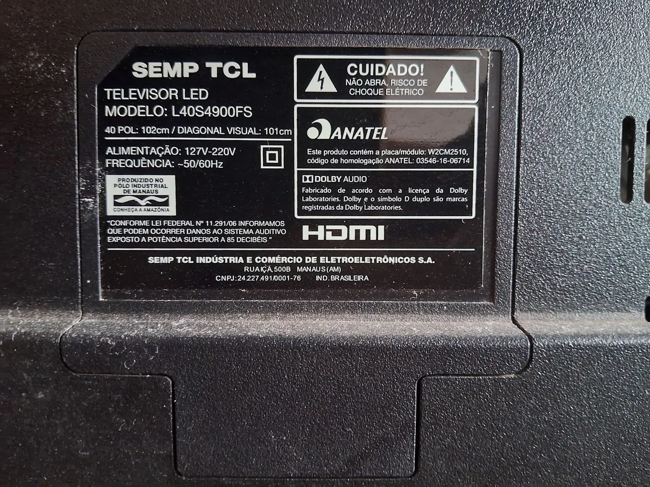 "tv led smart 40 polegadas" - TVs no Brasil