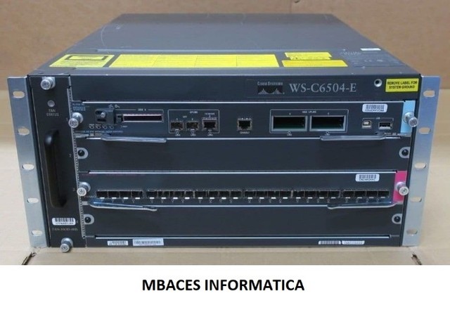 Switch Cisco Catalyst WS C6504-E Modular Chassis - Armazenamento ...
