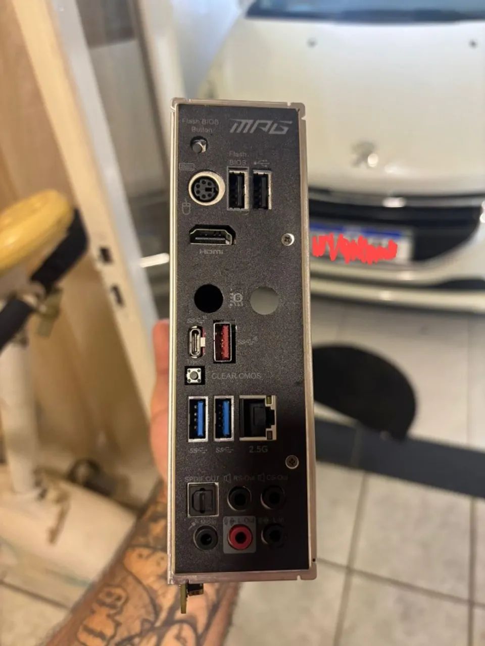 Placa Mãe AM4 Mini ITX MSI b550i Edge Max Wifi - Defeito - Peças de ...