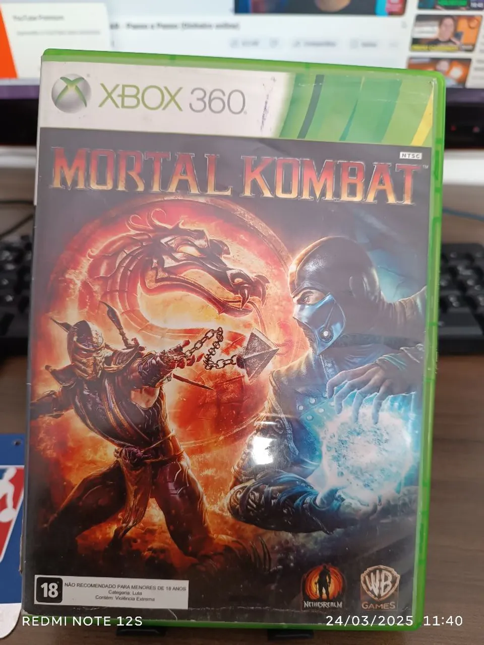 "mortal kombate xbox 360" no Brasil
