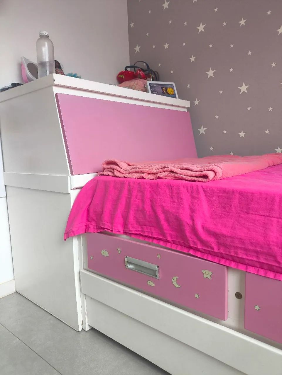 Bicama de solteiro tamanho padrão com baú - Camas e Colchões - Santa ...