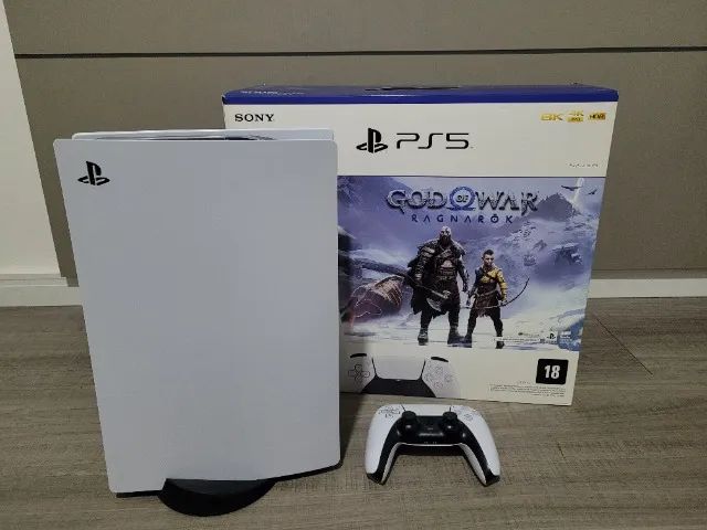 Ps5 FAT usado, com leitor de disco, em ótimo estado - Consoles de Vídeo Game - Chácara Agrindus ...